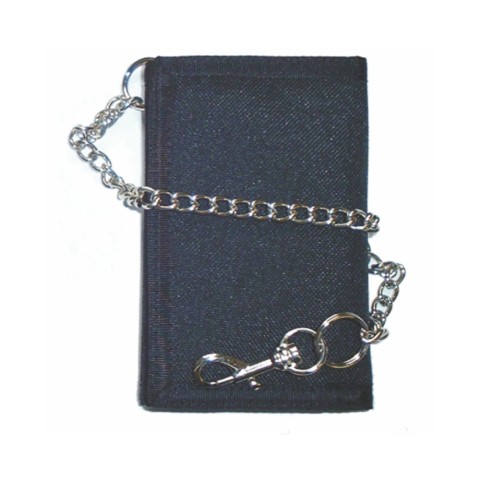 Black Lambskin Key Case With Key Ring, Outer Pocket